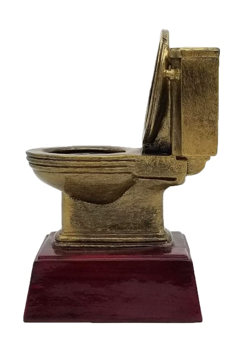 Snapklik.com : Gold Toilet Bowl 1st Place Trophy- 6 Inch Tall 1st Loser ...