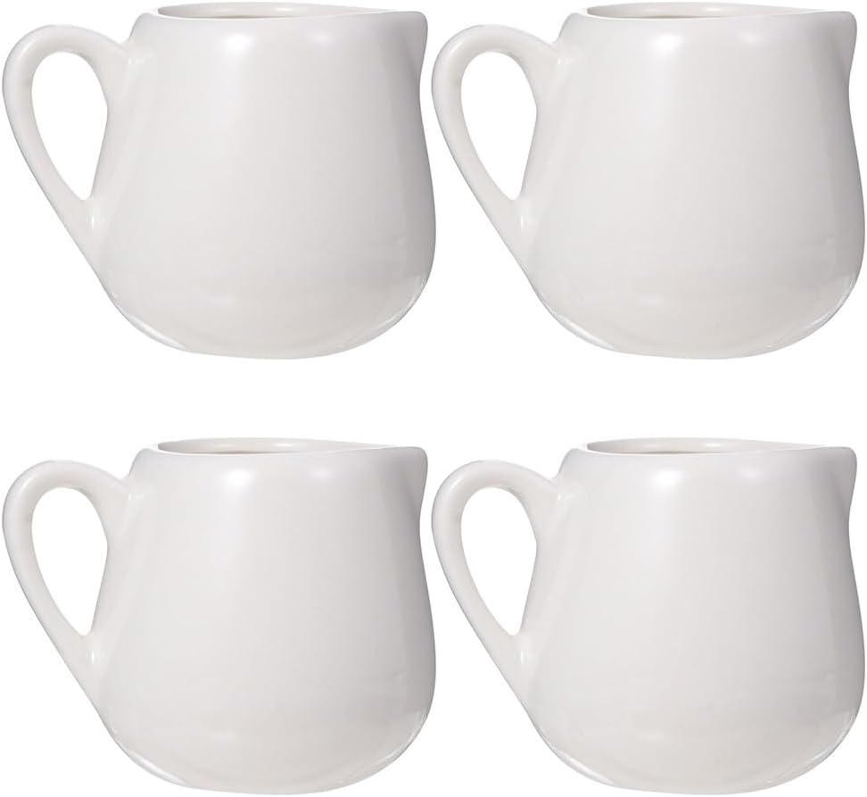 Amazon.com | Housoutil Milk Frothing Pitcher 4pcs Small Creamer Pitcher ...