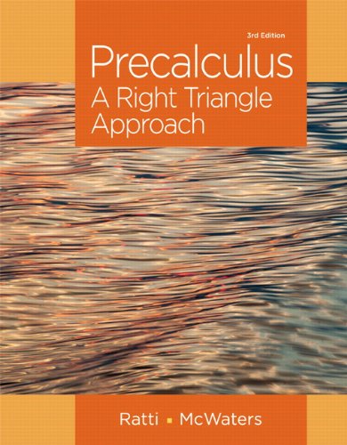 Precalculus: A Right Triangle Approach Plus NEW MyLab Math with Pearson ...
