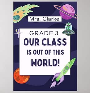 Amazon.com: Out of this world Poster Educational Classroom Poster ...