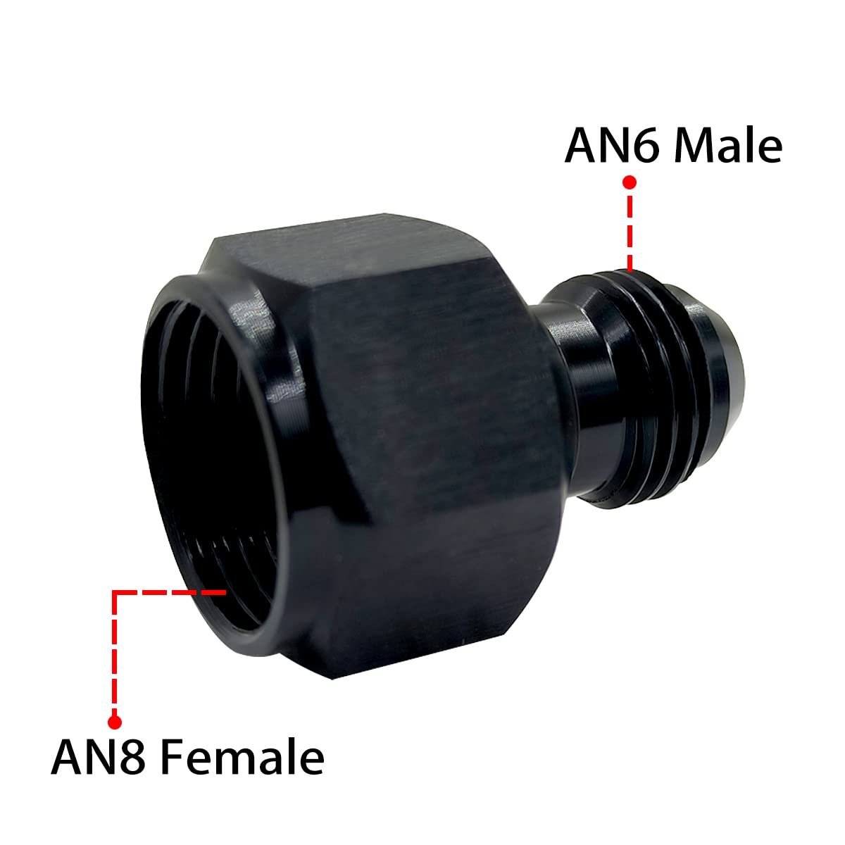 6an Fittings 2Pcs 6AN Male To M12 X 1.25mm Male Swivel Flare Metric ...