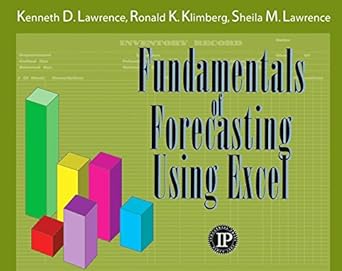 Amazon.com: Fundamentals of Forecasting Using Excel (Volume 1): 9780831133351: Lawrence, Kenneth ...