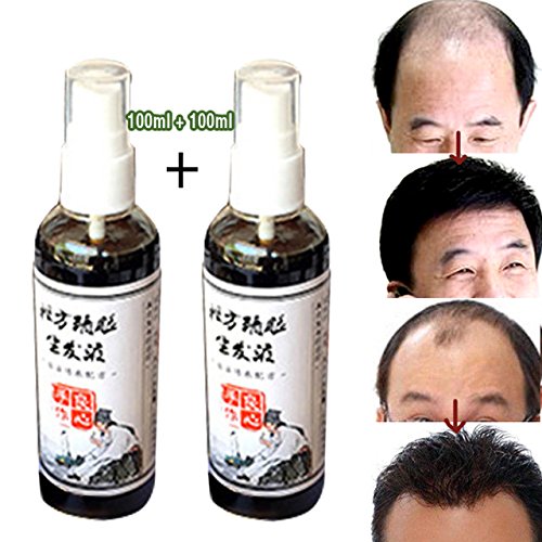 2 Hair Loss Products Pure Chinese medicine production growth liquid Raw ...
