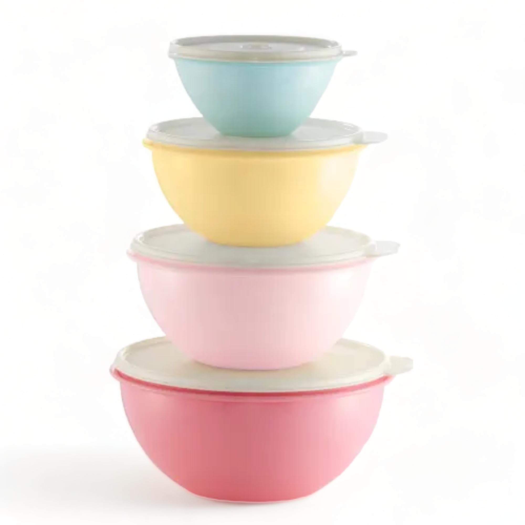 Amazon.com: Tupperware Classic Wonderlier Bowls Set of 4 Vintage ...