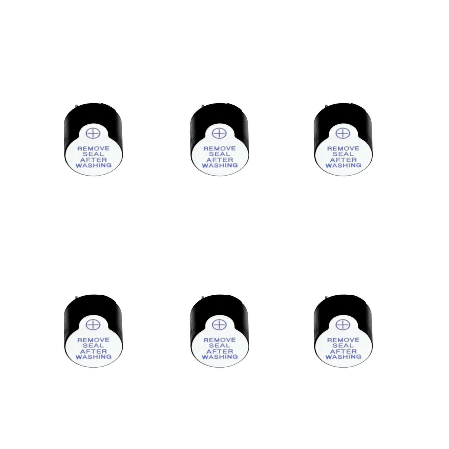 Amazon.com: 6 Pcs 12 x 9.5mm 5V DC 4-6V Black Mini Active Piezo Buzzers ...