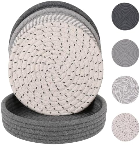 Amazon.com: Billbotk 7" Trivets for Hot Dishes, Hot pots and Pans, 4 ...