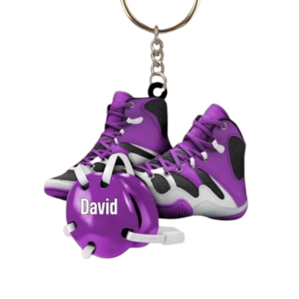 Custom Wrestling Keychain - Personalized Wrestling Keychain at Amazon ...