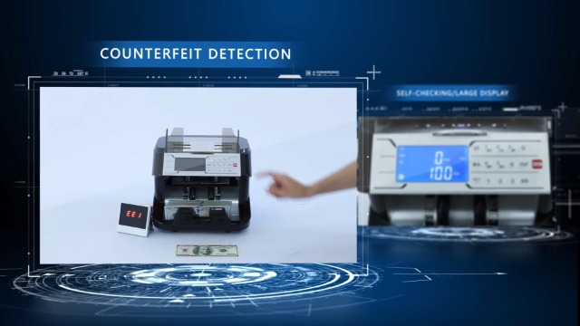 Watch GStar Money Counter with UV/MG/IR/MT/DD Counterfeit Bill ...