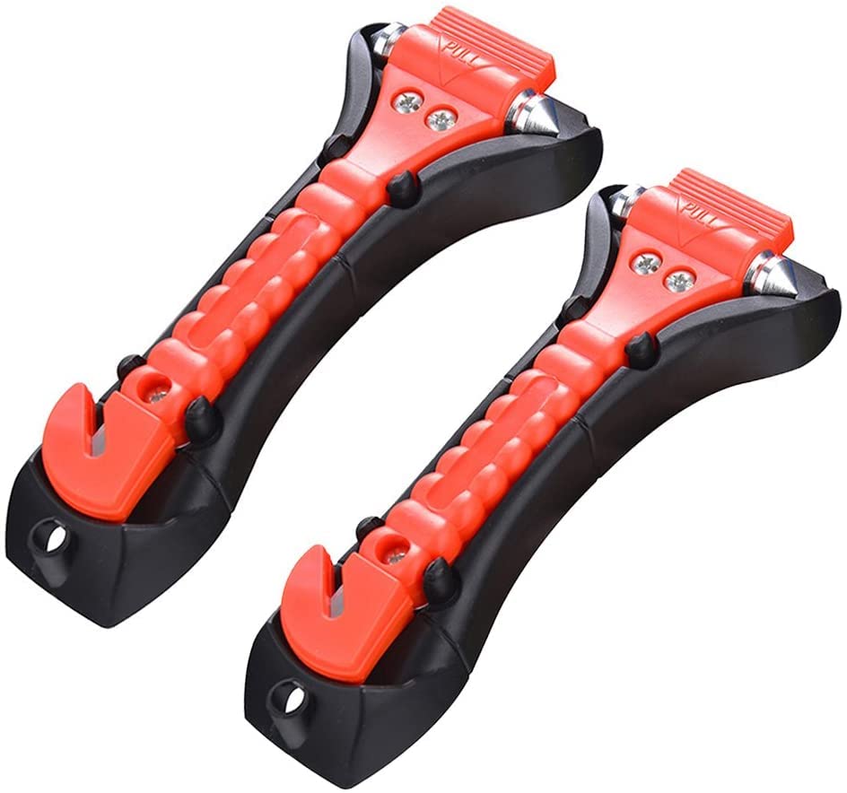 Buy [2 Pack] DV Car Emergency Escape Window Break Hammer Safety Seat ...