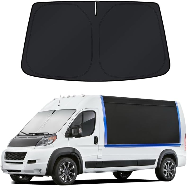 Amazon.com: Car Sun Shade for 2014-2025 Dodge RAM ProMaster Accessories ...