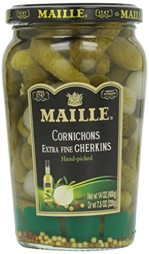 Amazon.com: Maille French Style Cornichons 14 Oz. Ea. (Pack of 2 ...
