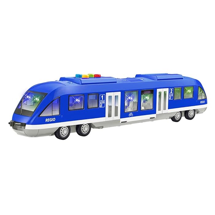 Buy FunBlast Mumbai Monorail Train Toy for Kids, Big Size Train Set for ...