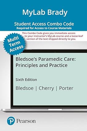 Amazon.co.jp: Paramedic Care: Principles and Practice - MyLab Brady with Pearson eText Vol 1 & 2 ...