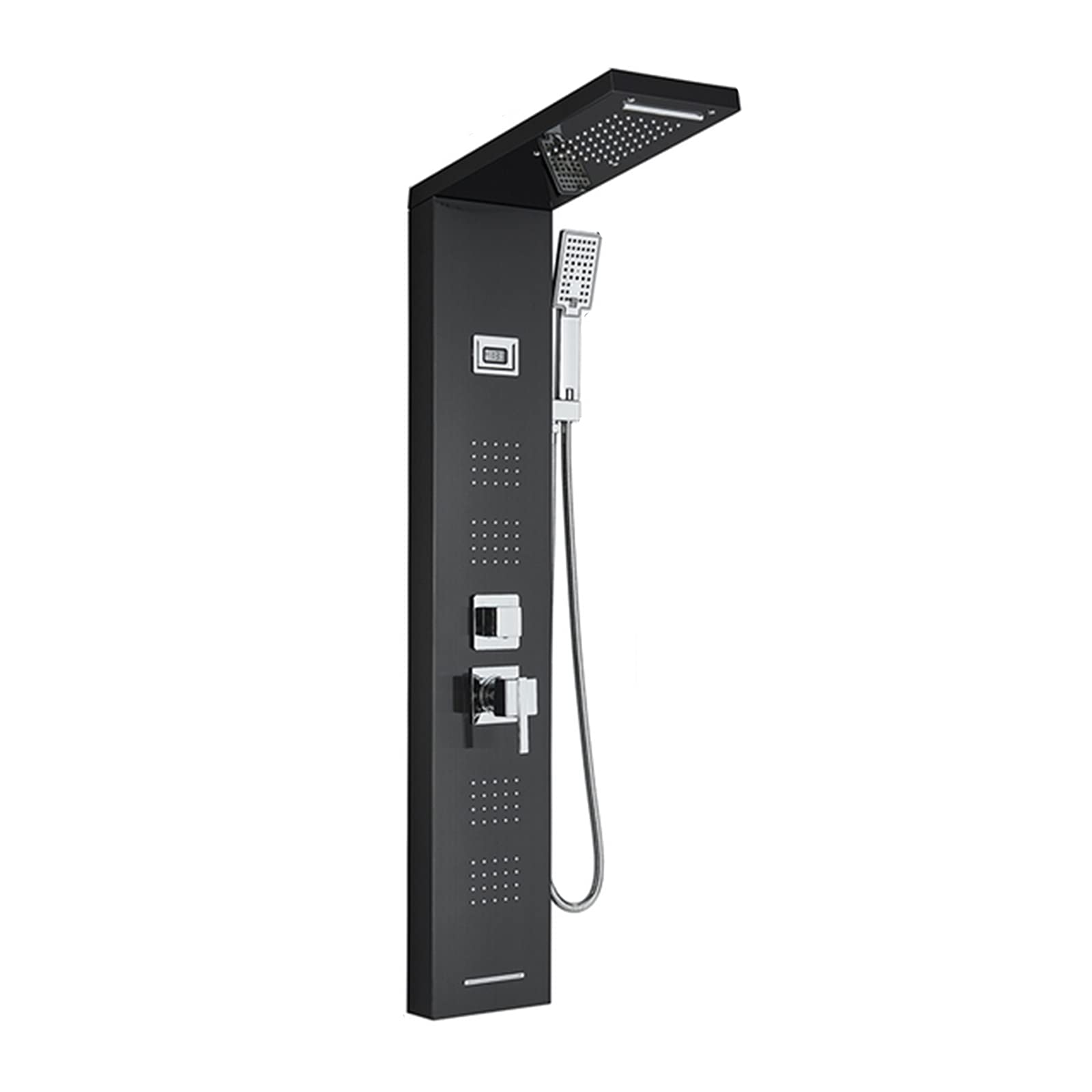 Amazon.com: NEWCES Stainless Steel Shower Panel Tower System Wall Multi ...