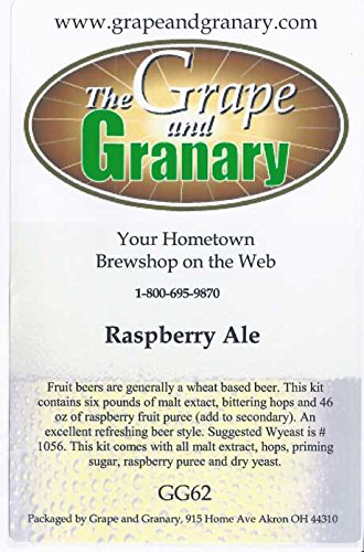 Amazon.com: Grape and Granary Raspberry Fruit Ale Beer Kit- For 5 US ...