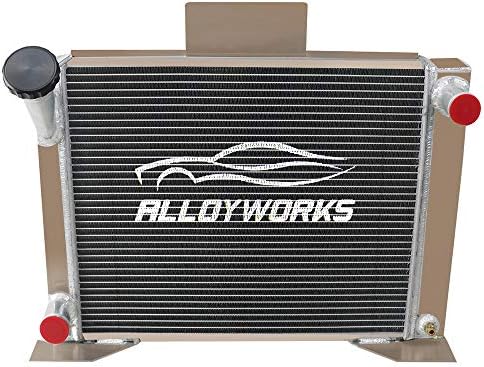 Amazon.com: ALLOYWORKS 44MM-3 Row Core Aluminum Radiator For 1982-1994 ...