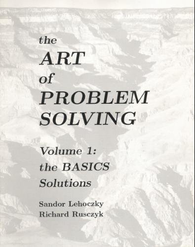 AoPS 2-Book Set : Art of Problem Solving AoPS Basics Volume 1 Textbook ...