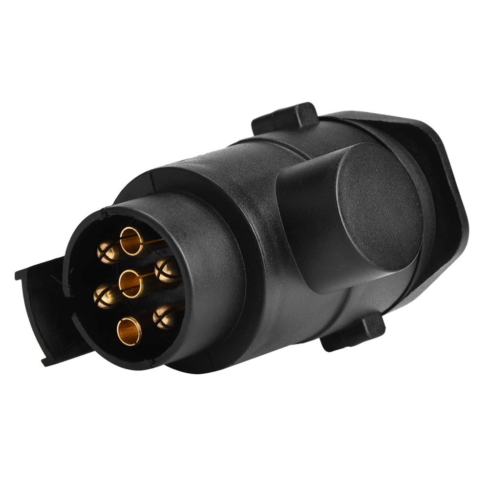 Buy Flat Adapter Towing Adapter 7 to 13 Pin Weatherproof Trailer ...