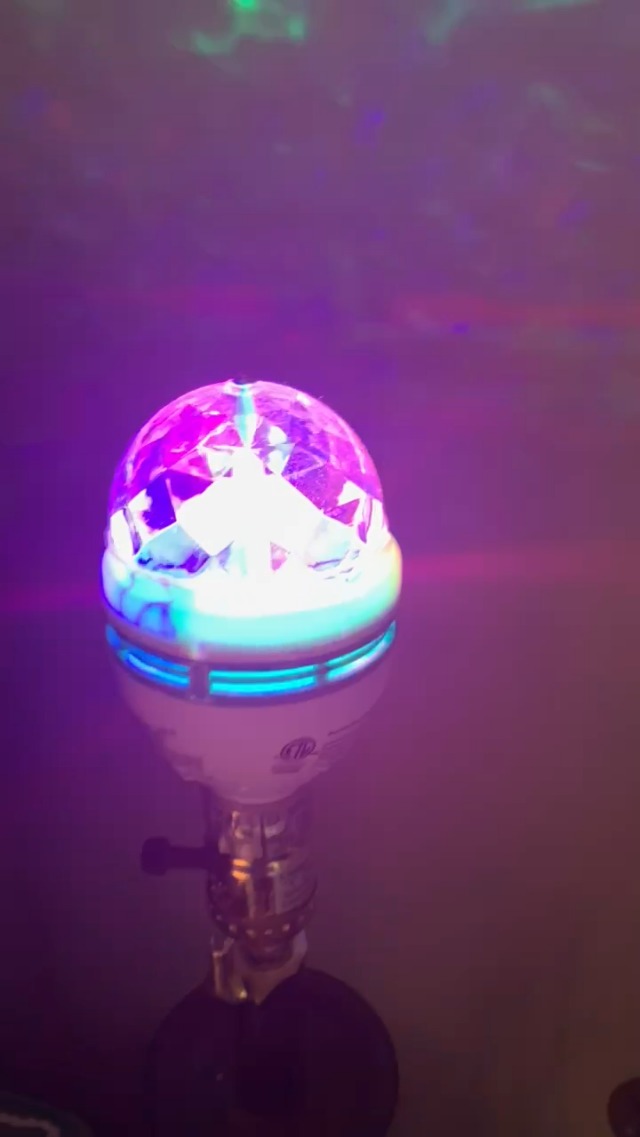 Watch LED Rotating Light Bulb , Relax, Party, Mood Setting lights on ...
