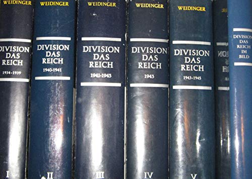 6 Bände komplett. Division "Das Reich" - Der Weg der 2. SS-Panzer ...