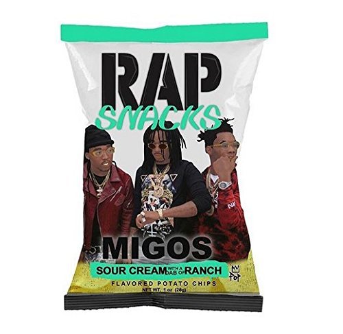 Rap Snacks Migos Sour Cream with a Dab of Ranch 2.75oz : Amazon.in ...