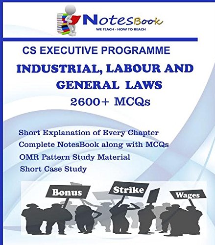 Buy CS Notes Home's Industrial, Labour and General Laws [ILGL] for CS ...