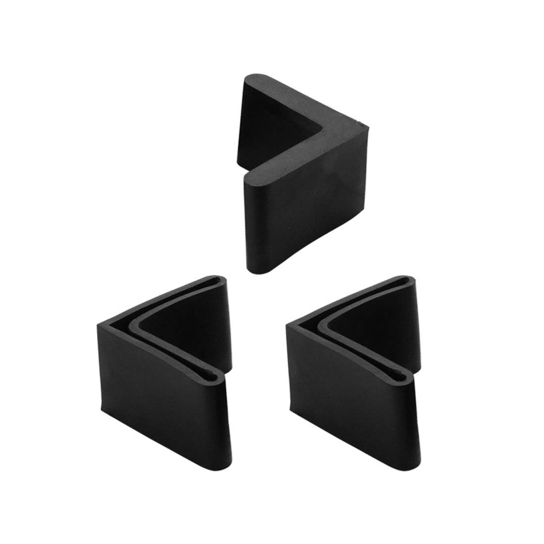 Amazon.com: uxcell Rubber L Shaped Angle Iron Leg Foot Cover Cap Pads ...