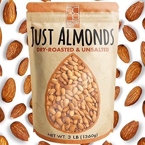 Amazon.com : Burroughs Family Farms 3 lb Roasted Salted Almonds – USDA ...