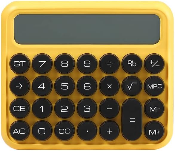 Amazon.com: AOAILION 12 Digits Mechanical Switch Calculator Large LCD ...