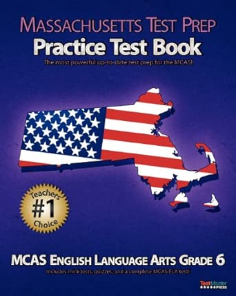 MASSACHUSETTS TEST PREP Practice Test Book MCAS English Language Arts ...