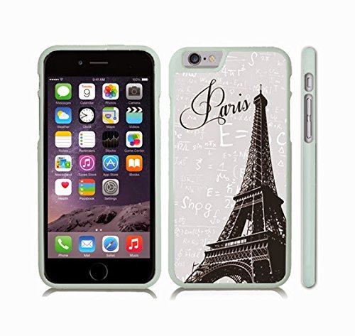 iStar Cases iPhone 6 Plus Case with Eiffel Tower Photostamp, Paris Text ...
