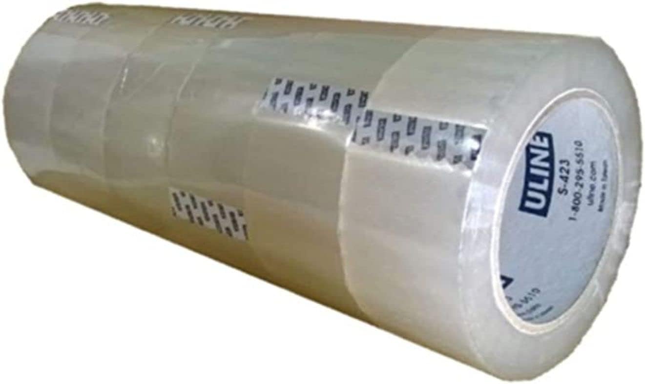 Amazon.com : Case of Clear Uline Packing Shipping Box Tape Model S-423 ...