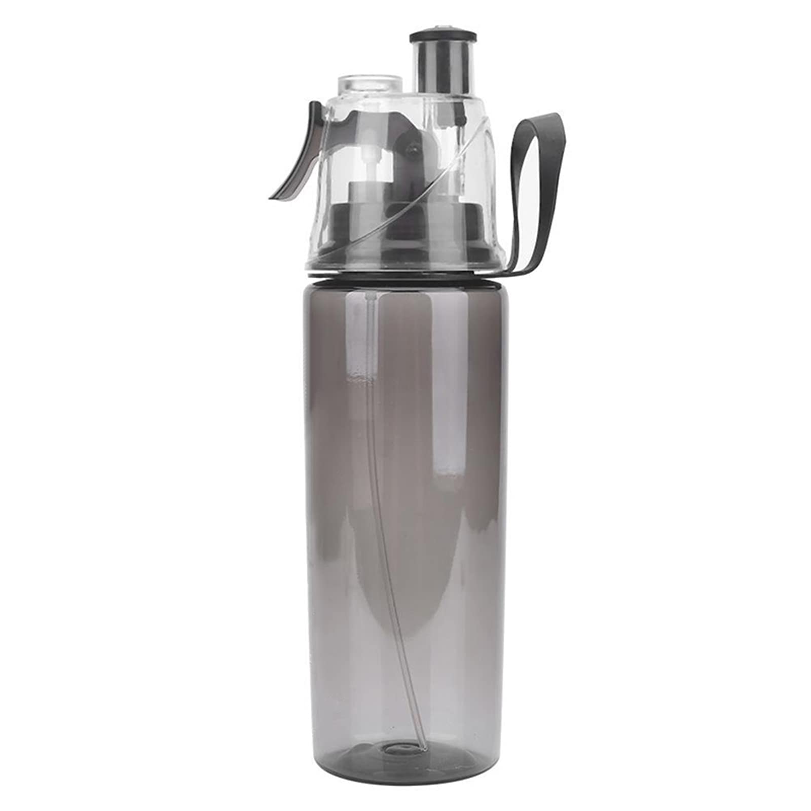 Magt Portable Water Bottle 600 Ml Transparent Plastic Spray Head ...