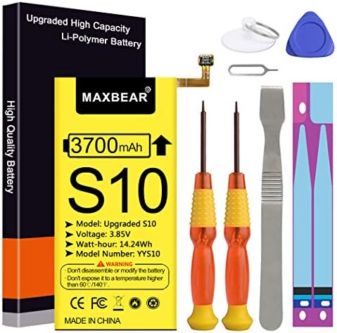 Amazon.com: MAXBEAR Galaxy Note 10 Battery, (Upgraded) 3800mAh 3.85V Li ...