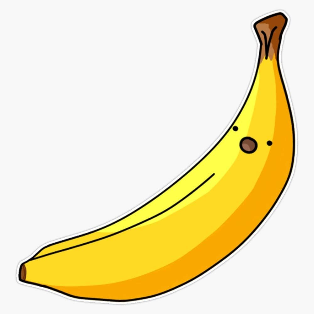 Amazon.com: Cute Banana Sticker Vinyl Bumper Sticker Decal Waterproof 5 ...