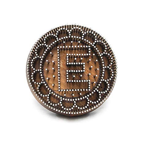 Amazon.com: Exotic Letter E Bread Stamp 2.75'' Across - Stamps Seals ...