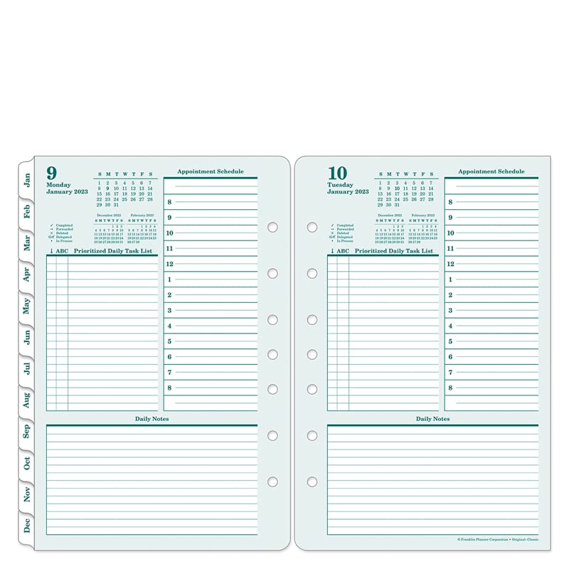 Buy FranklinCovey Classic Original One Page Per Day Ring Bound buy-franklincovey-classic-original-one-page-per-day-ring-bound