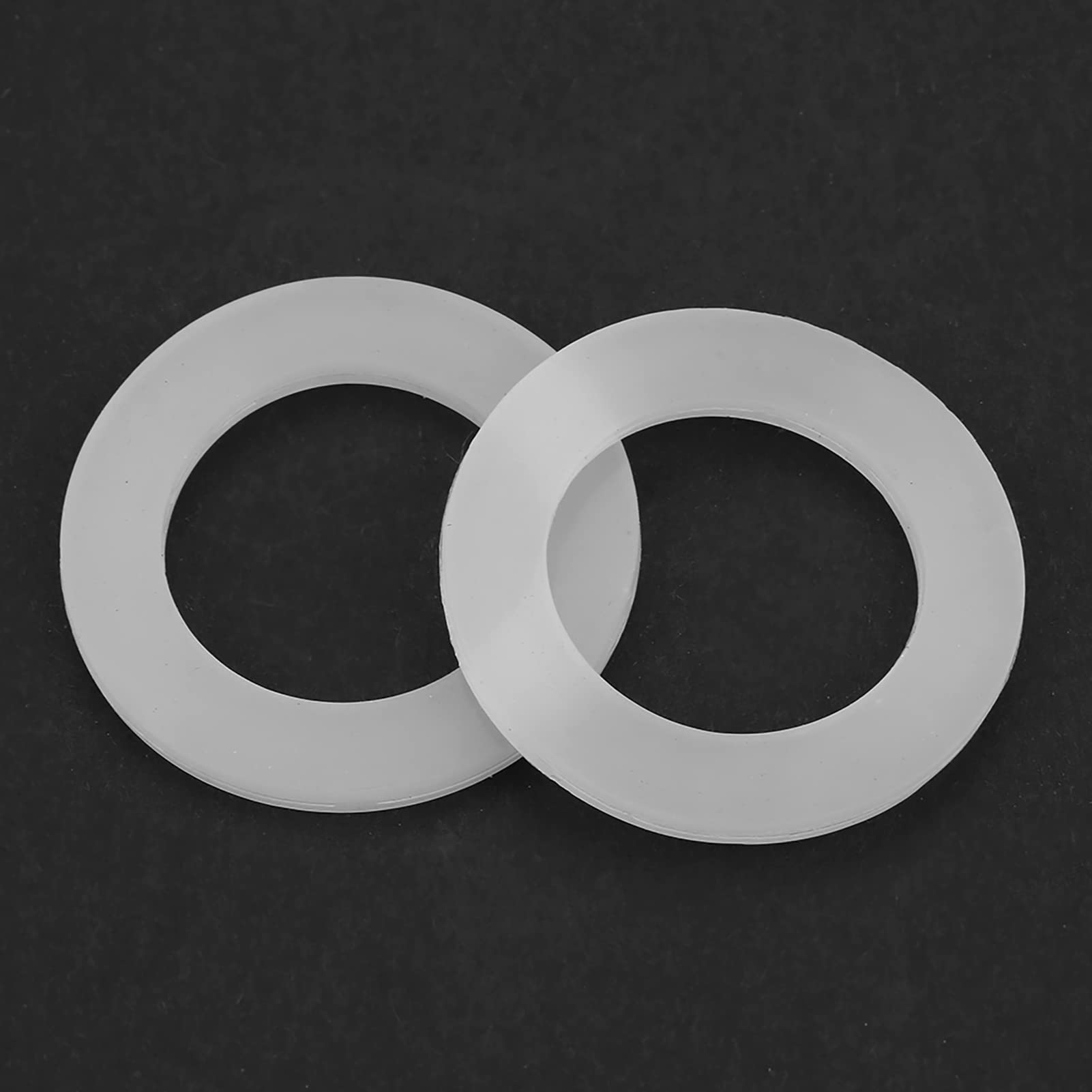 12pcs Flat Washer Silicone Wave Lock Washer White Silicone O-Ring ...
