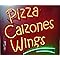 Amazon.com : Neon Signs Beer Bar Cafe Shop Sign Pizza Calzones Wings ...