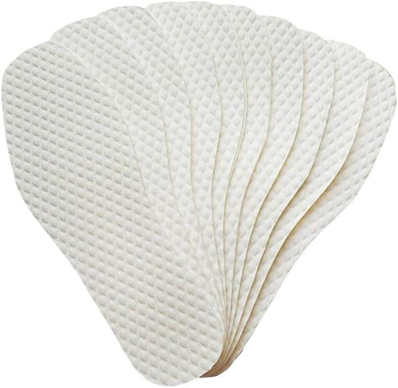 Amazon.com: 10Pairs White Men Size Disposable Wood Pulp Paper Insoles ...