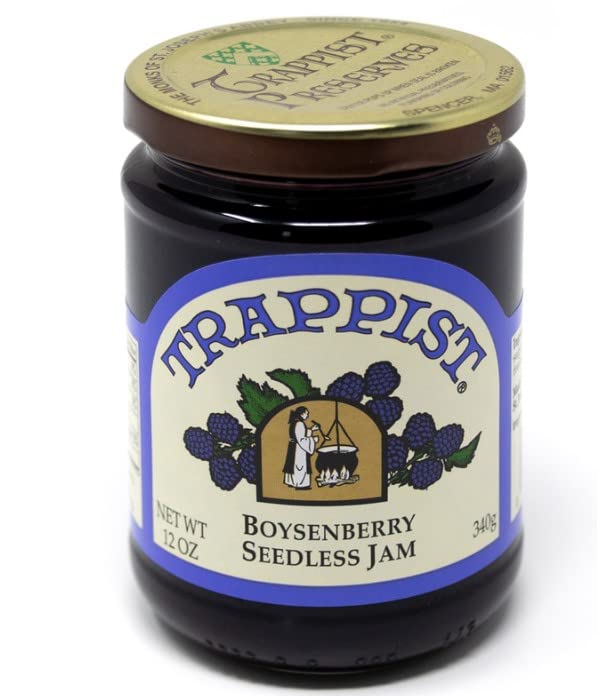 Amazon.com : Trappist Preserves Boysenberry Jam 12.0 oz Jar (Pack of 2 ...