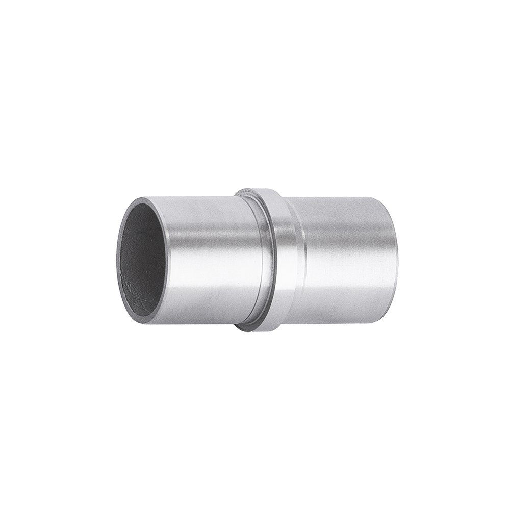 Stainless Steel Round in Line Splice for 1.5" OD Round Top Rail Tube on ...
