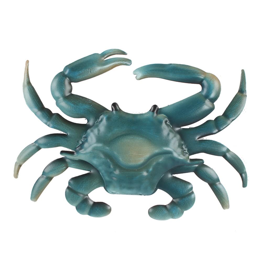 Amazon.com: The Bridge Collection Metal Blue Crab Wall Art for Nautical ...