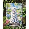 Amazon.com : Caroline's Treasures DAC6645GF Great Pyrenees Spring Path ...