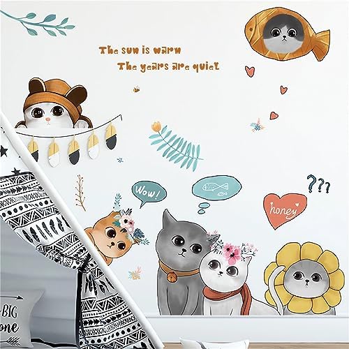 Amazon.com: RoyoLam Cute Bunny in the Garland Wall Decal Nursery Rabbit ...