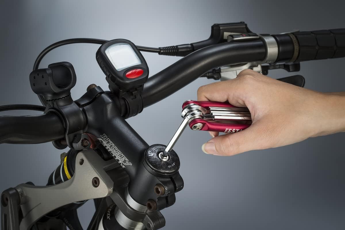 Llave hexagonal plegable CRV, juego de 7 piezas plegable, rojo – Yaxa ...