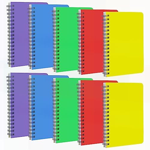 Amazon.com : Emraw Small Spiral Notebook 4x6, Side Bound Pocket ...