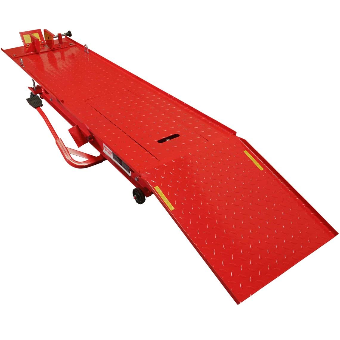 Titan Ramps Hydraulic Motorcycle Lift for Mechanics, Workshops, and ...