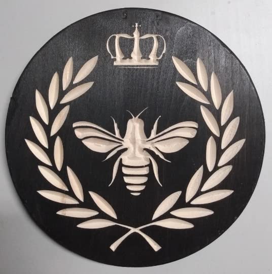 Amazon.com: French Bee, Country French Decor, Wood Wall Art : Home ...