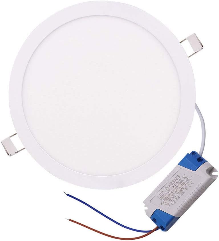 Amazon.com: Led Bulbs Round Panel Light AC 85-265V LED Panel Light 9W ...